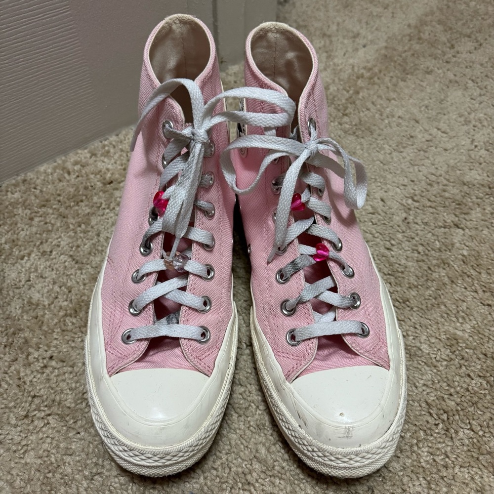 Converse Pink Chuck 70 “Friendship Bracelet” High-Top… - Gem